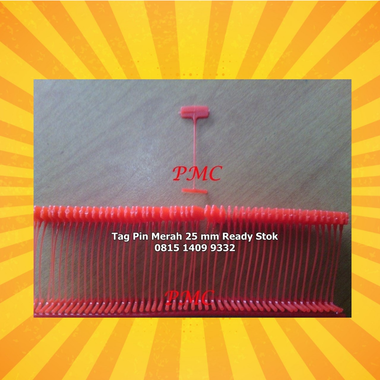 Ready Stok Tag Pin ukuran 25mm warna Merah di Jakarta Selatan - Toko ...